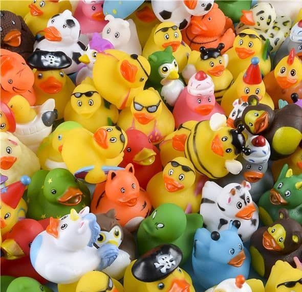 Bulk Buy Ducks | 300 Piece Rubber Duck Assortment (5cm)