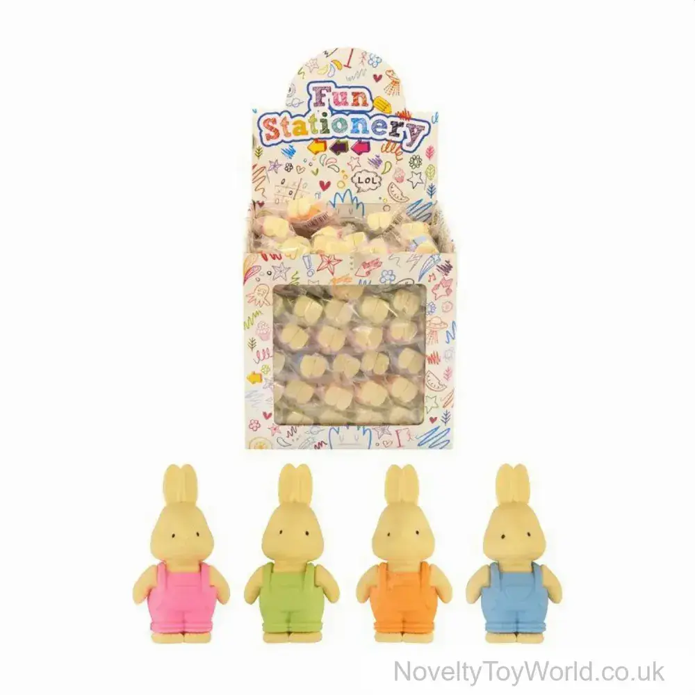 3D Bunny Rabbit Eraser (5.5cm) | Wholesale Children's Back To School ...