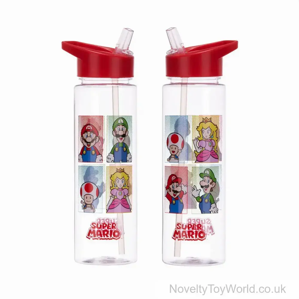540ml Super Mario Drinking Water Bottle - Plastic | Wholesale Nintendo Gifts
