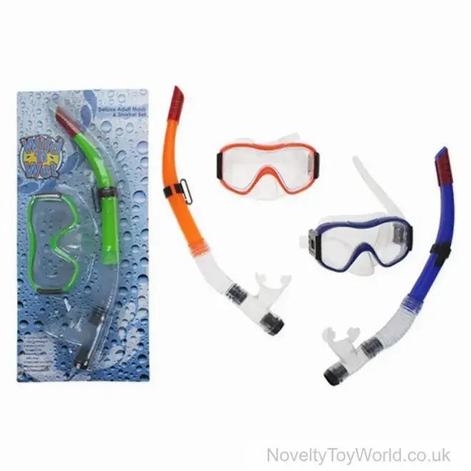 Wholesale | Adult Underwater Mask & Snorkel High Quality Set - Assorted ...