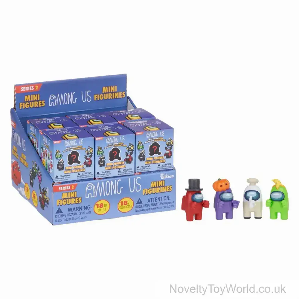 Among Us Mini Figurine Surprise Box - 18 Assorted | Wholesale Among Us ...