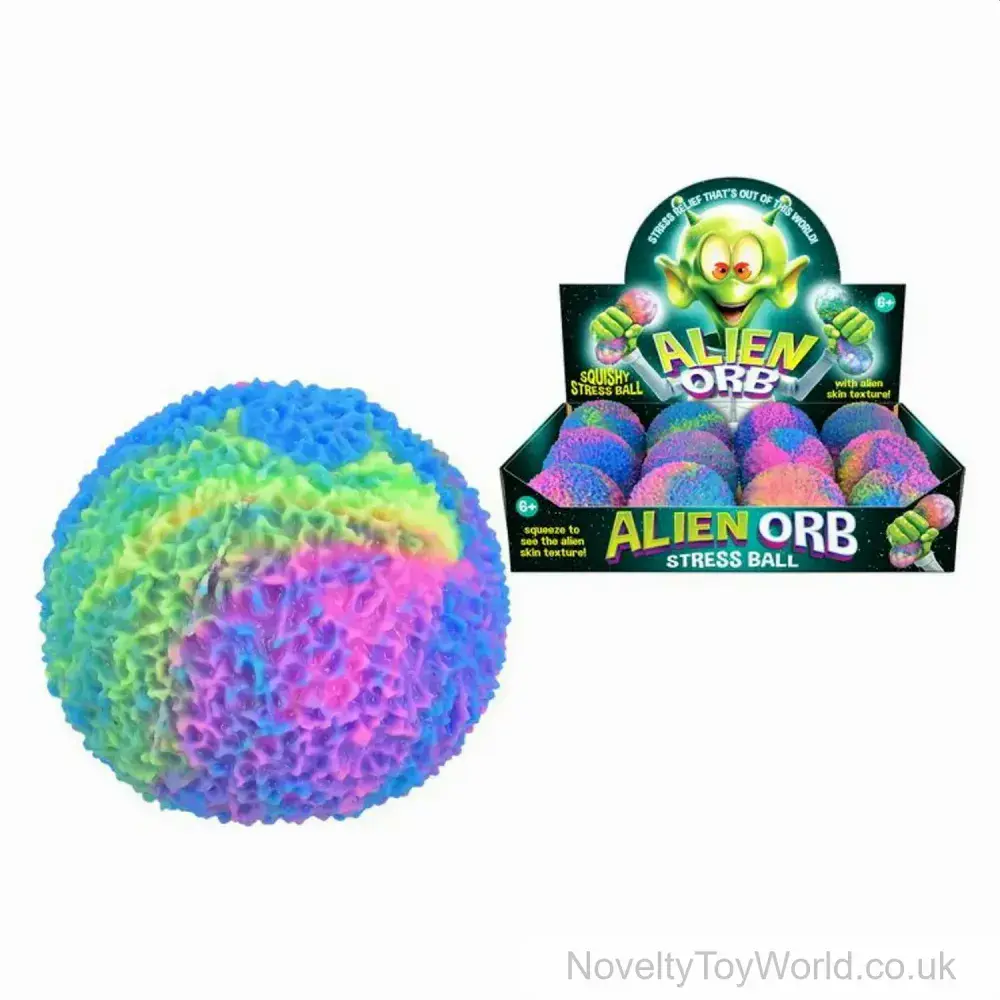 Anti Stress Toy Alien Orb Stress Ball (8cm) | Bulk Squishy Balls