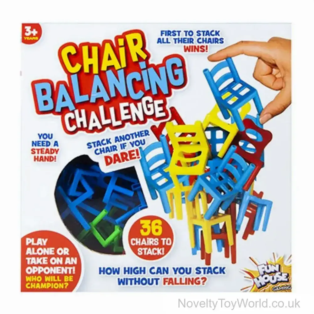 Balancing Chair Game - 48 Piece Novelty Game | Wholesale Gifts