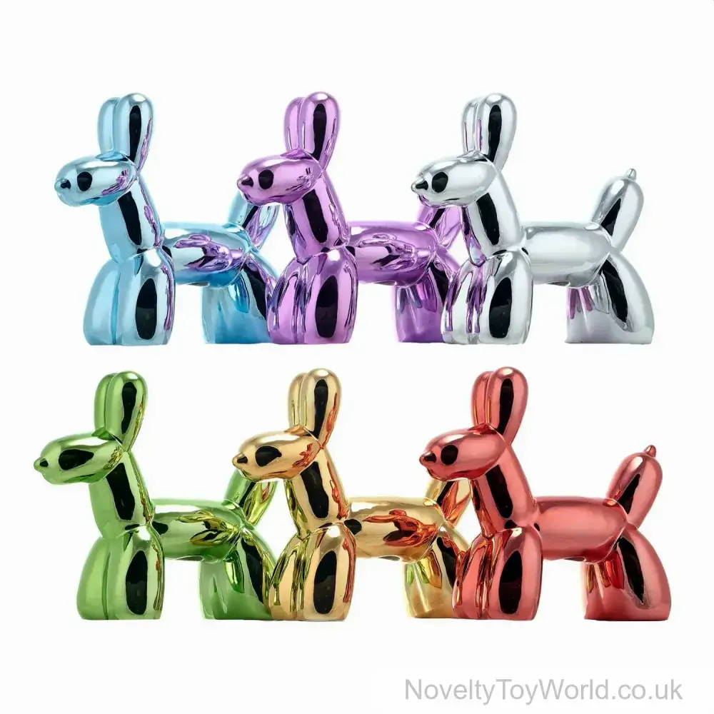 Balloon Animal Dogs Money Box 6 Assorted | Piggy Banks Wholesale