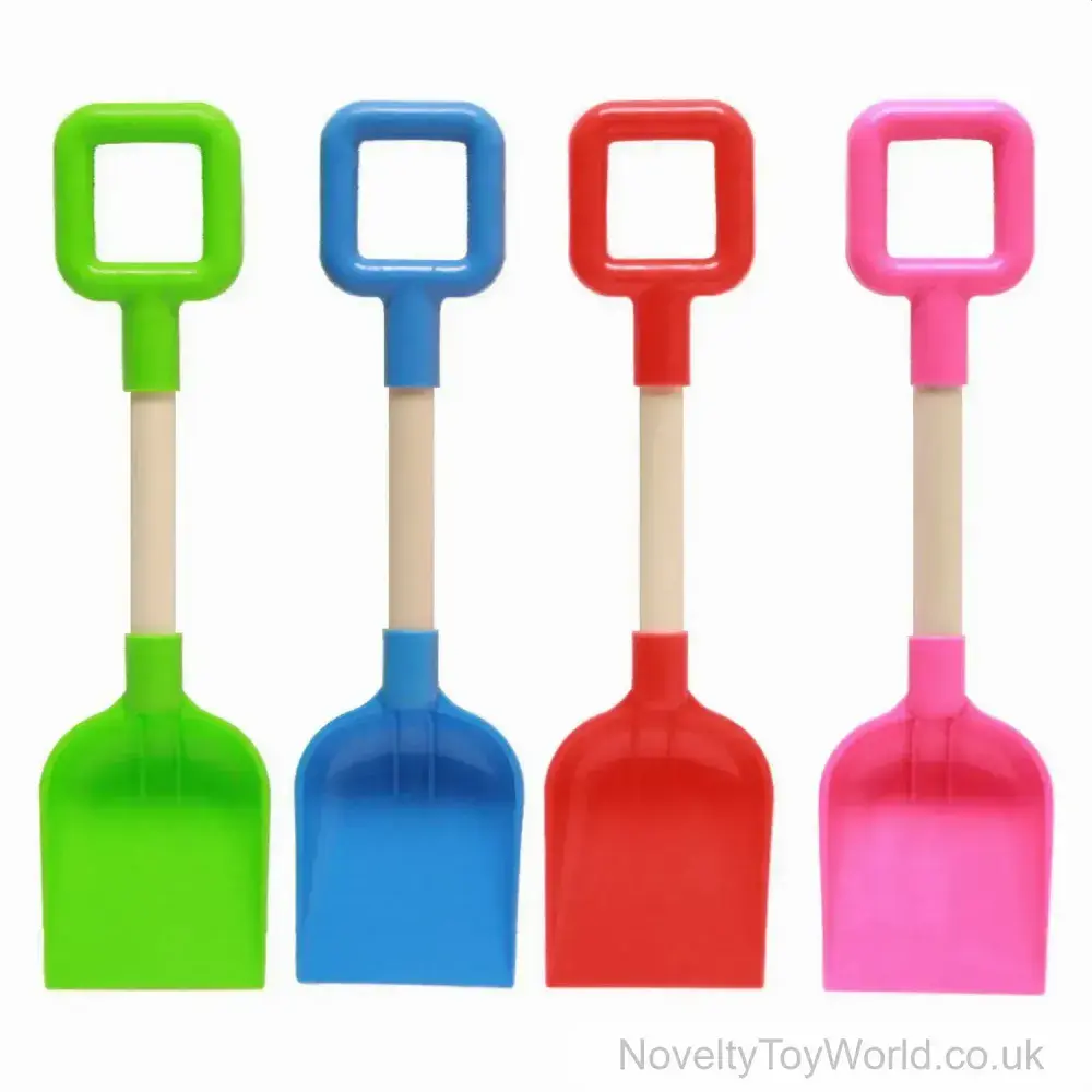 Beach Spade Wooden Shaft (35cm) | Wholesale Sand Toys