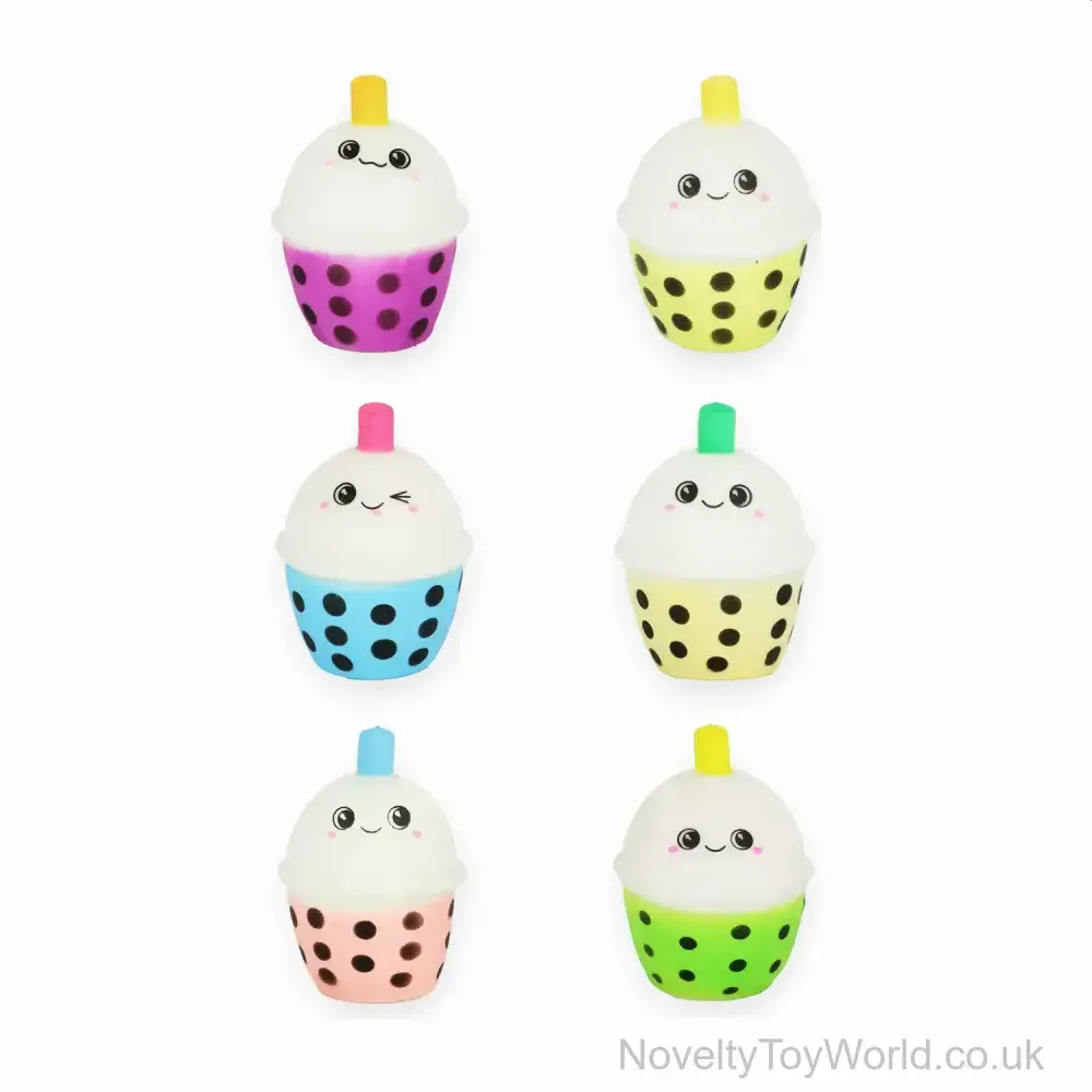 Wholesale Bubble Tea Squishy Fidget Toy (7.5cm)