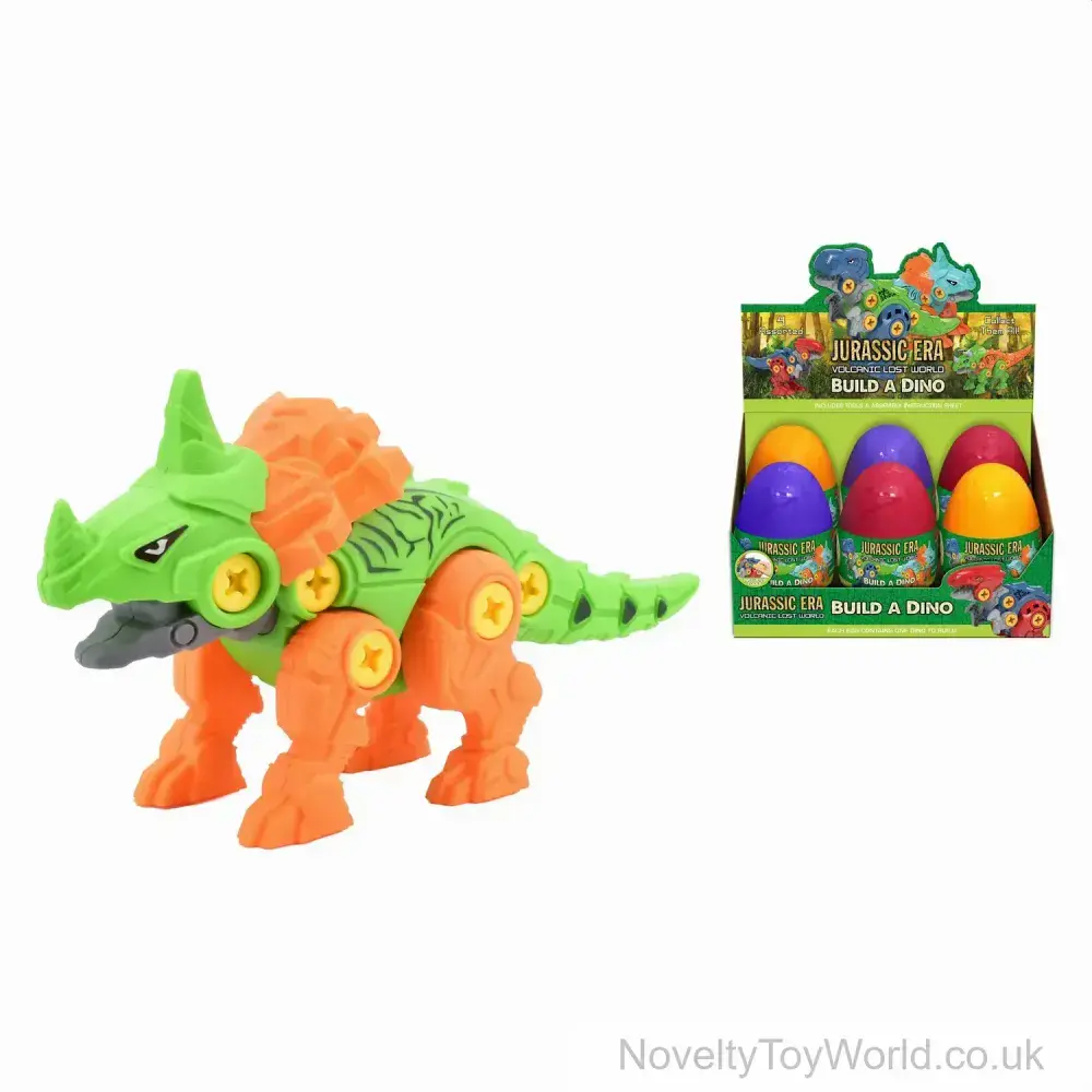 Build Your Own Dinosaur Toy - In Egg (17cm) | Bulk Buy Dino Gifts