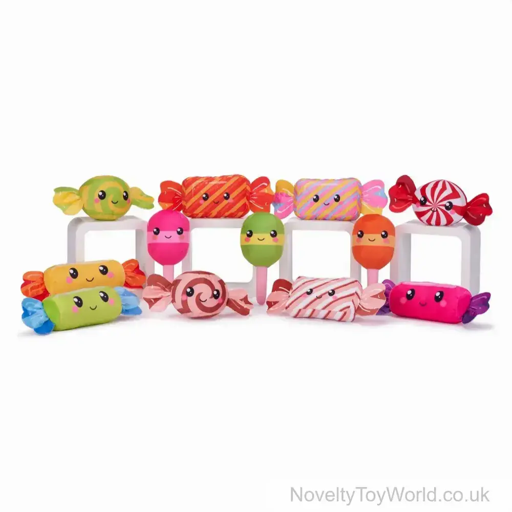 Candy Sweet Soft Toy (15cm) - 12 Assorted | Discount Plush Toys