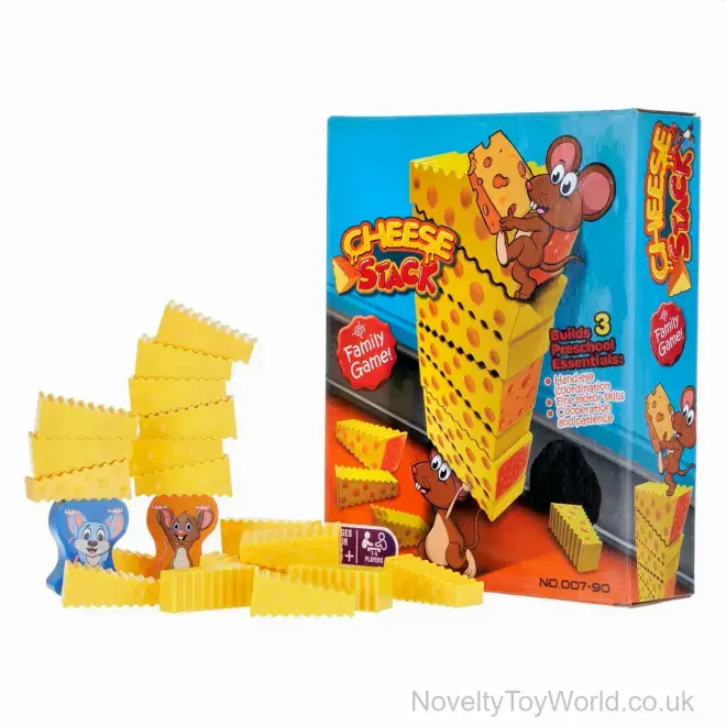 Cheese Stack Tower Family Game - 1 to 4 Players | Wholesale