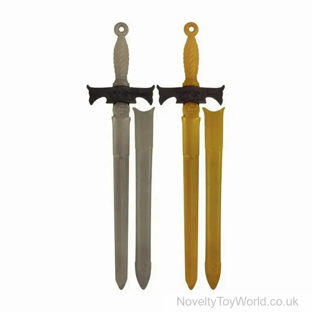 Children s Plastic Knights Sword And Sheath - 2 Colours