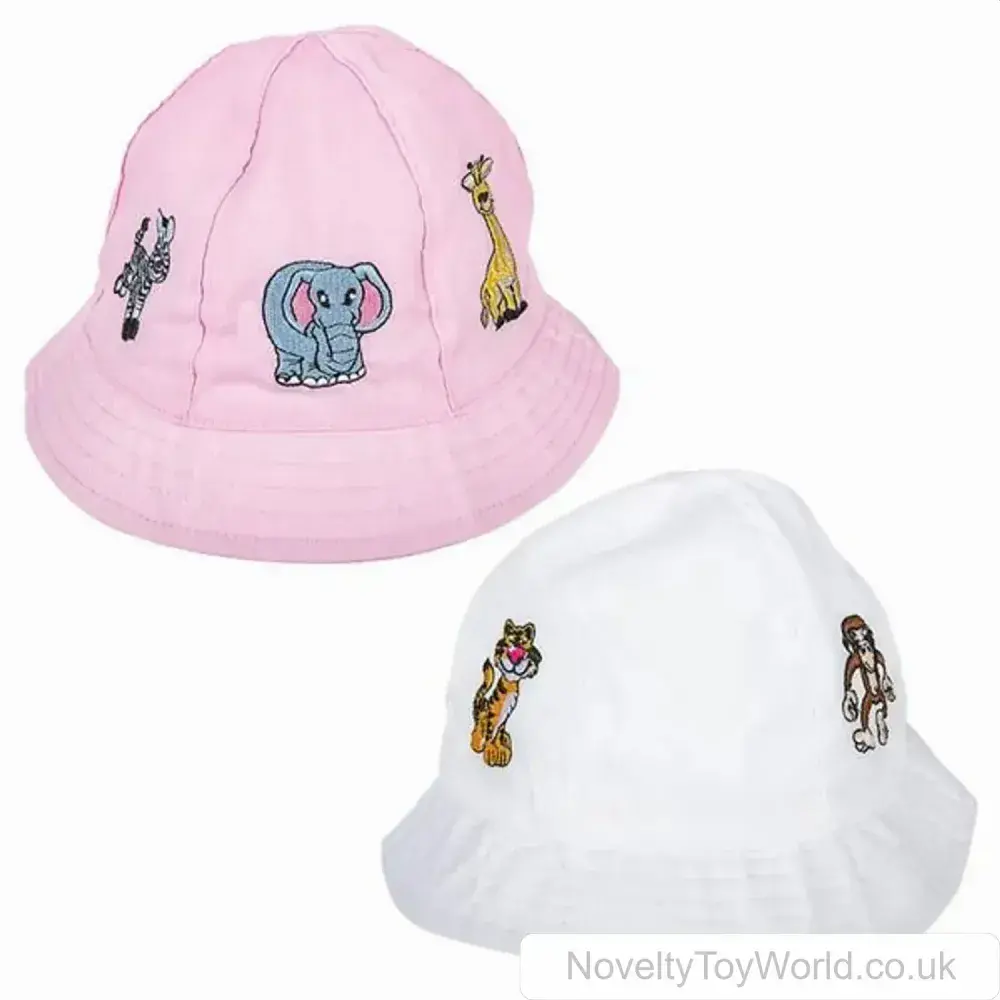 Wholesale Children's Zoo Animal Summer Hat - Kids | Bulk Novelty Headwear