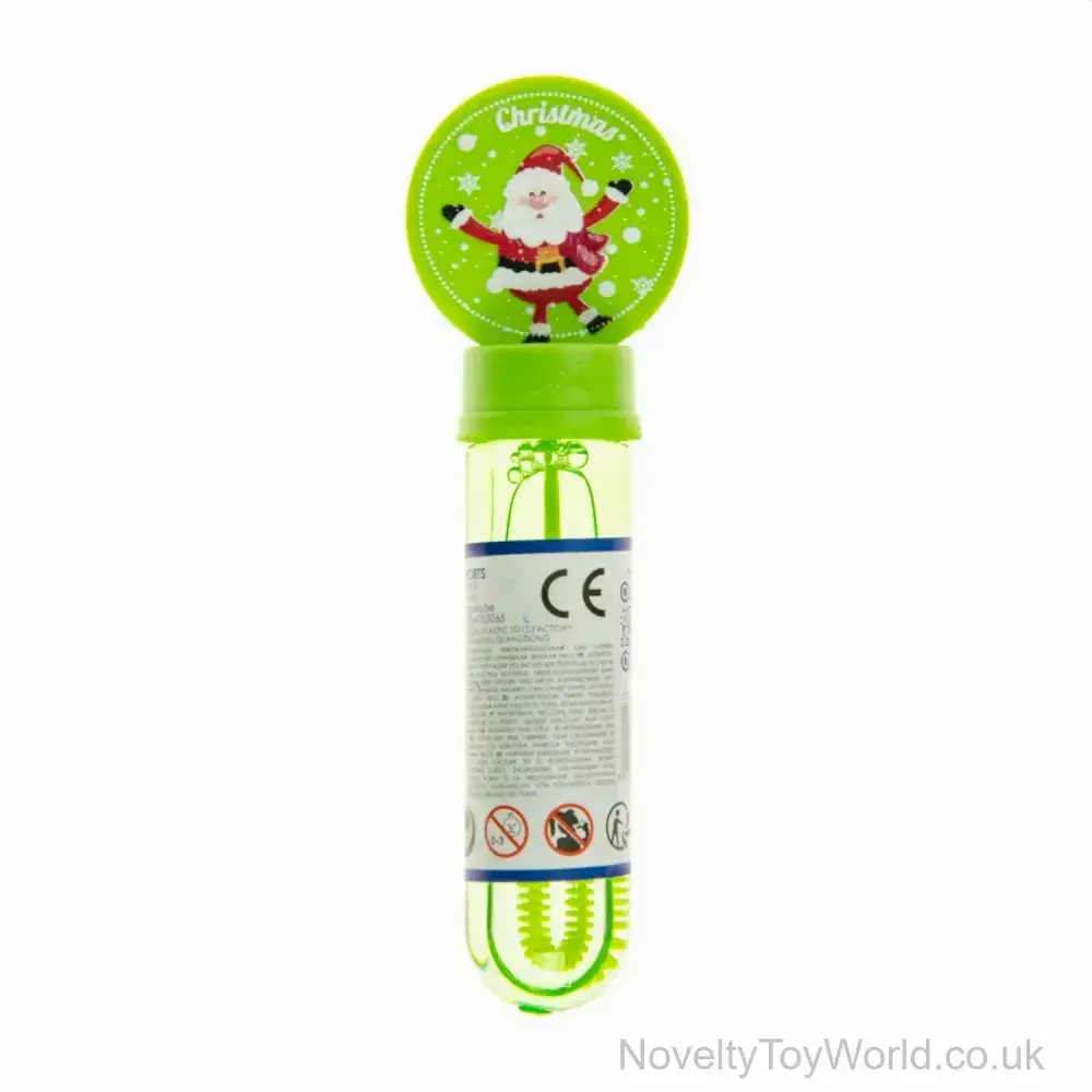 Christmas Bubbles Tube Mini (14cm) | Cut Price Wholesale Xmas Toys