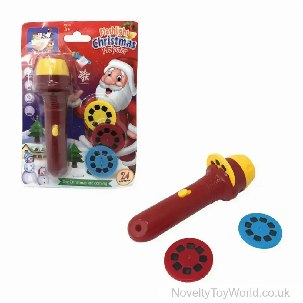 Bulk Buy | Christmas Handheld Torch Projector With 3 Inserts - 11cm ...