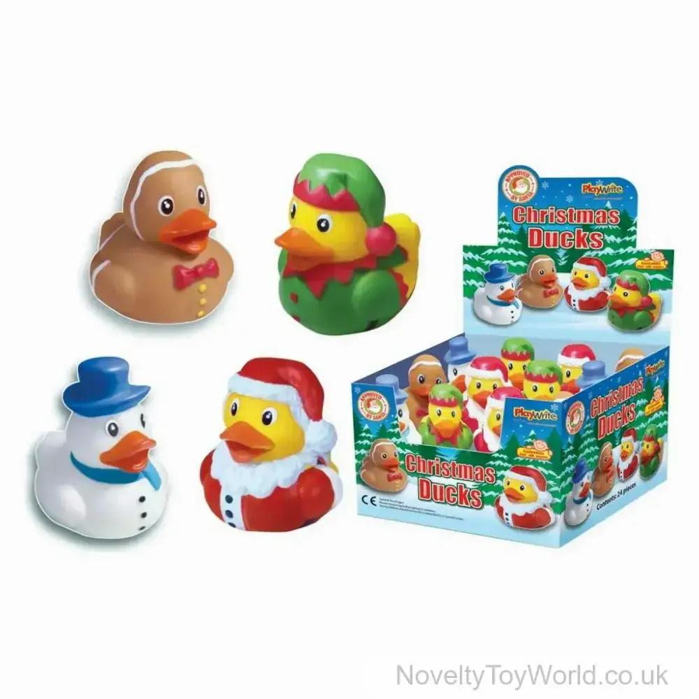 Wholesale | Christmas Rubber Ducks - Novelty Duckies (5cm)