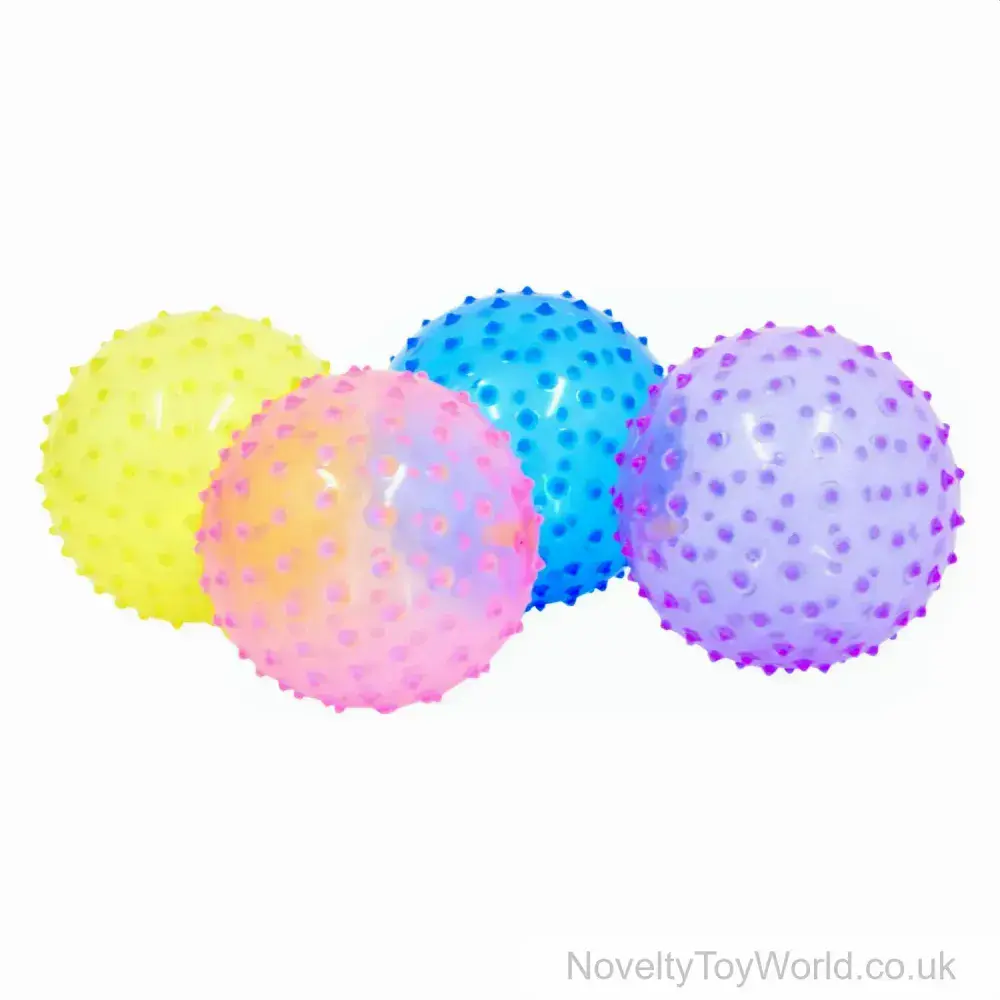 Wholesale Clear Inflatable PVC Spike Balls (17cm) | Bulk Novelties