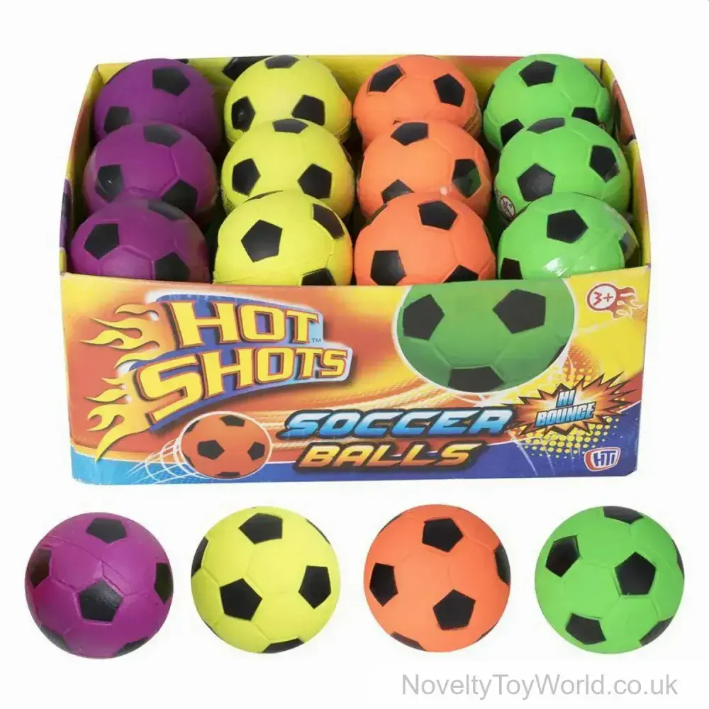 Bulk Buy | Colourful Soccer Football High Bounce Balls (6cm)
