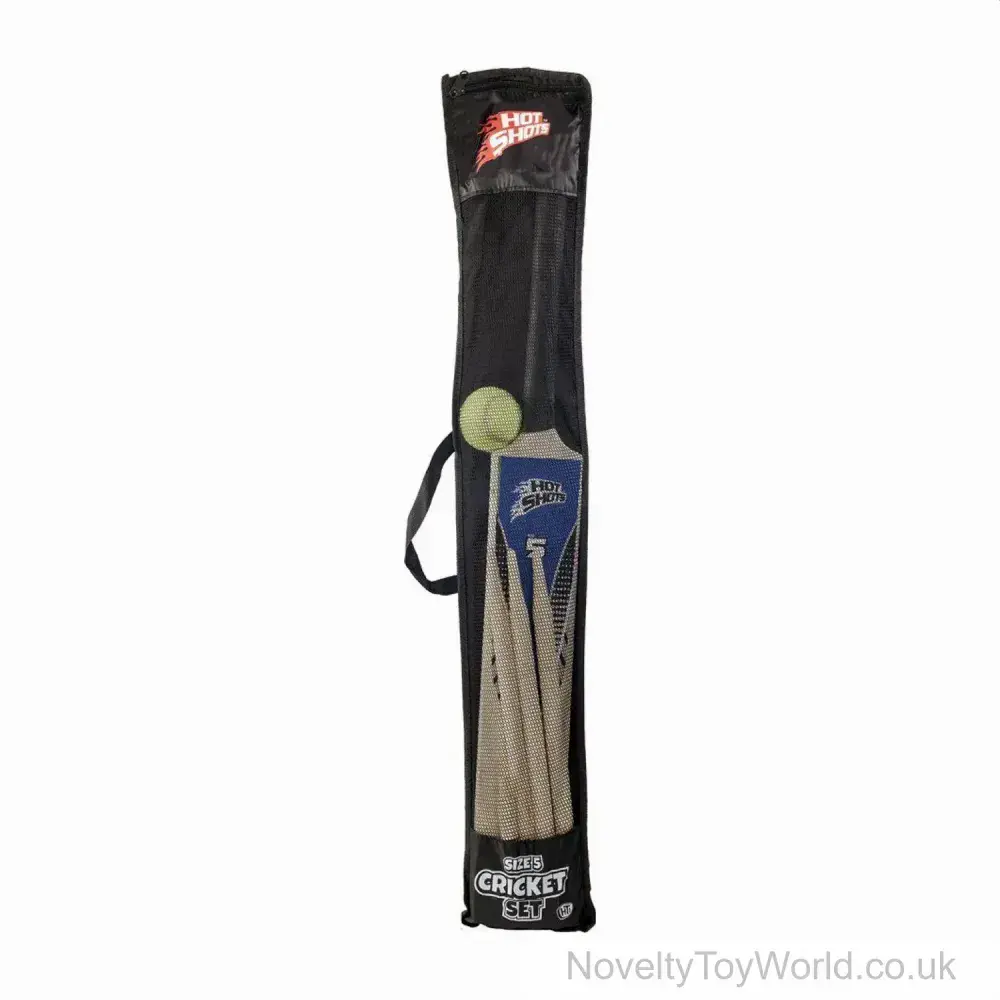Cricket Bat, Stumps & Ball Set - Size 5 | Wholesale Kid's Sports Equipment