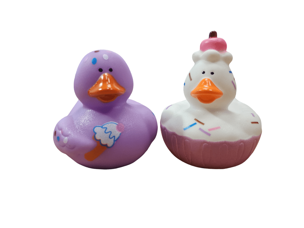 Cupcake & Ice Cream Rubber Duck (5cm) | Wholesale Bulk Duckies
