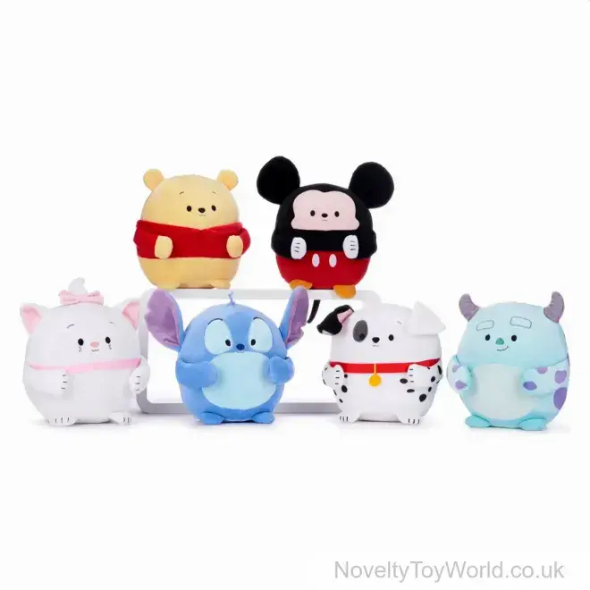 Disney Characters Squashy Podgies Soft Plush Toy (19cm) | Wholesale ...