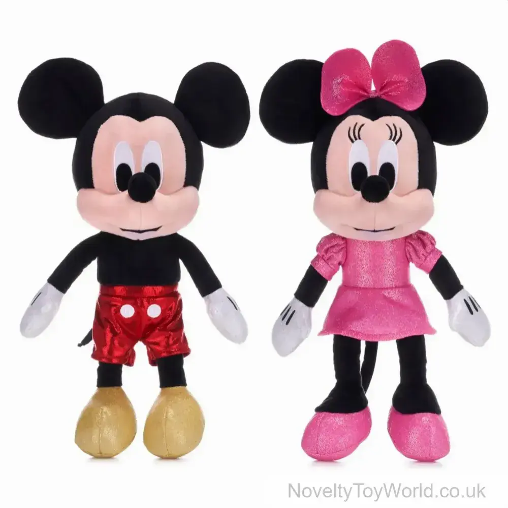Disney Mickey & Minnie Mouse Soft Plush Toys (30cm) | Bulk Buy