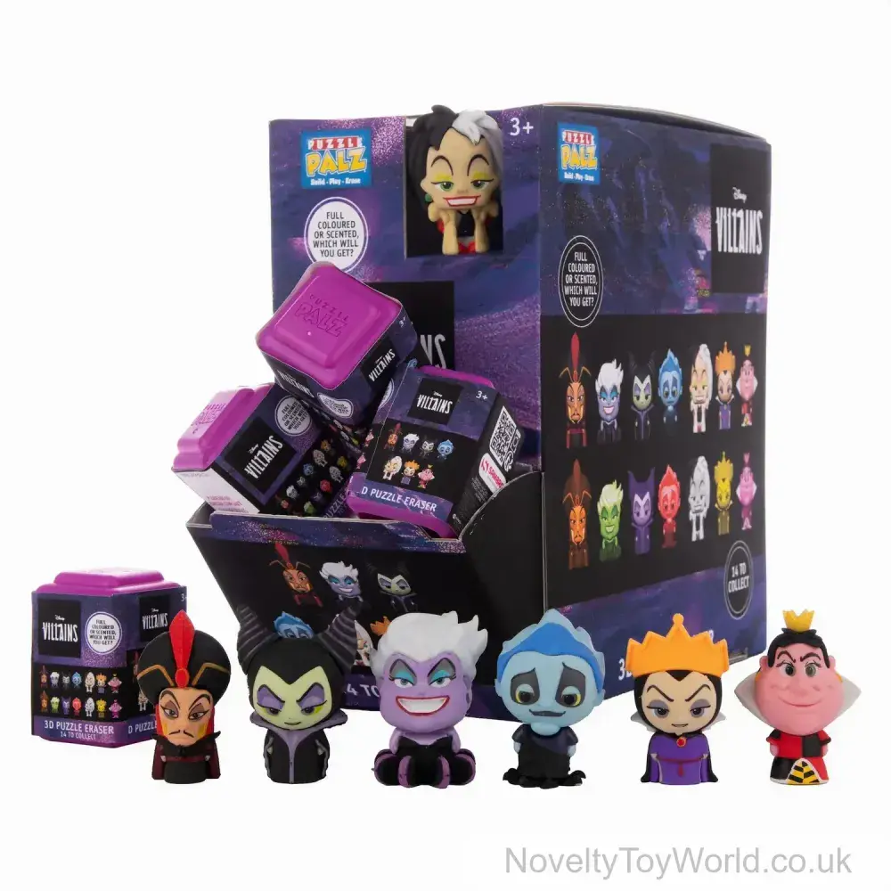 Disney Villains Puzzle Palz Eraser - Boxed | Wholesale Disney Toys UK