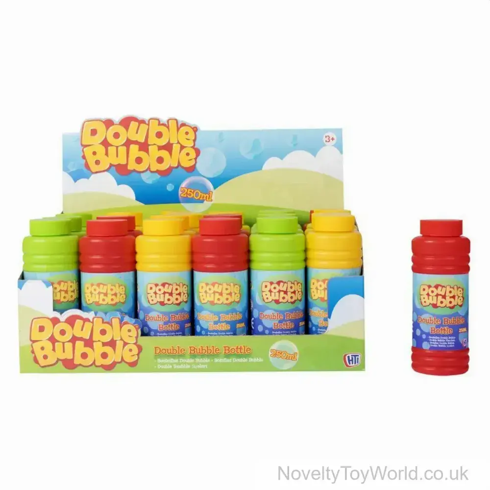 Wholesale | Double Bubble Bubble Bottle 250ML Solution - Blowing ...