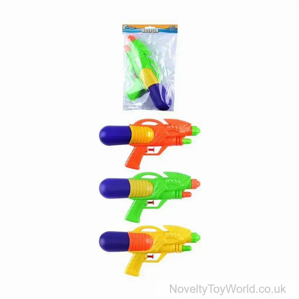 Easy Refill Water Gun - 3 Assorted Colours (29cm) | Bulk Buy Water Pistols