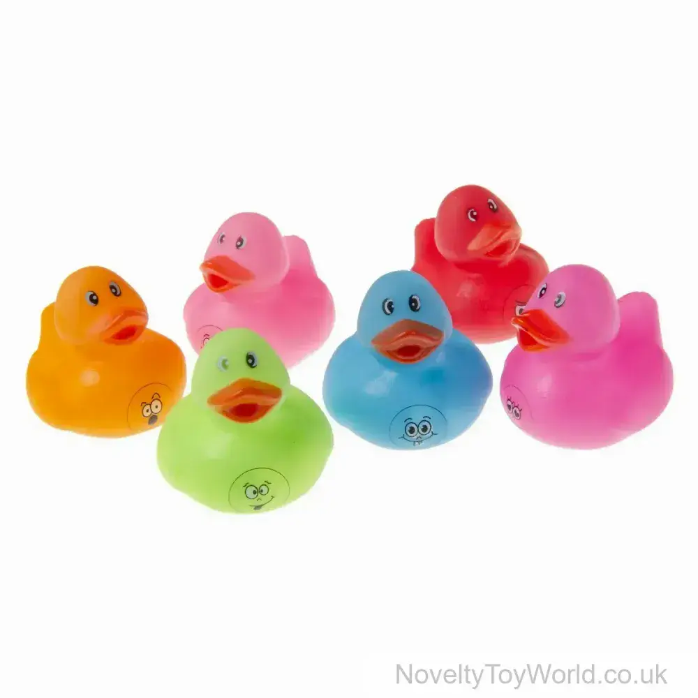 Emoji Smiley Faces Rubber Duck (5cm) | Wholesale Rubber Duck Shop UK
