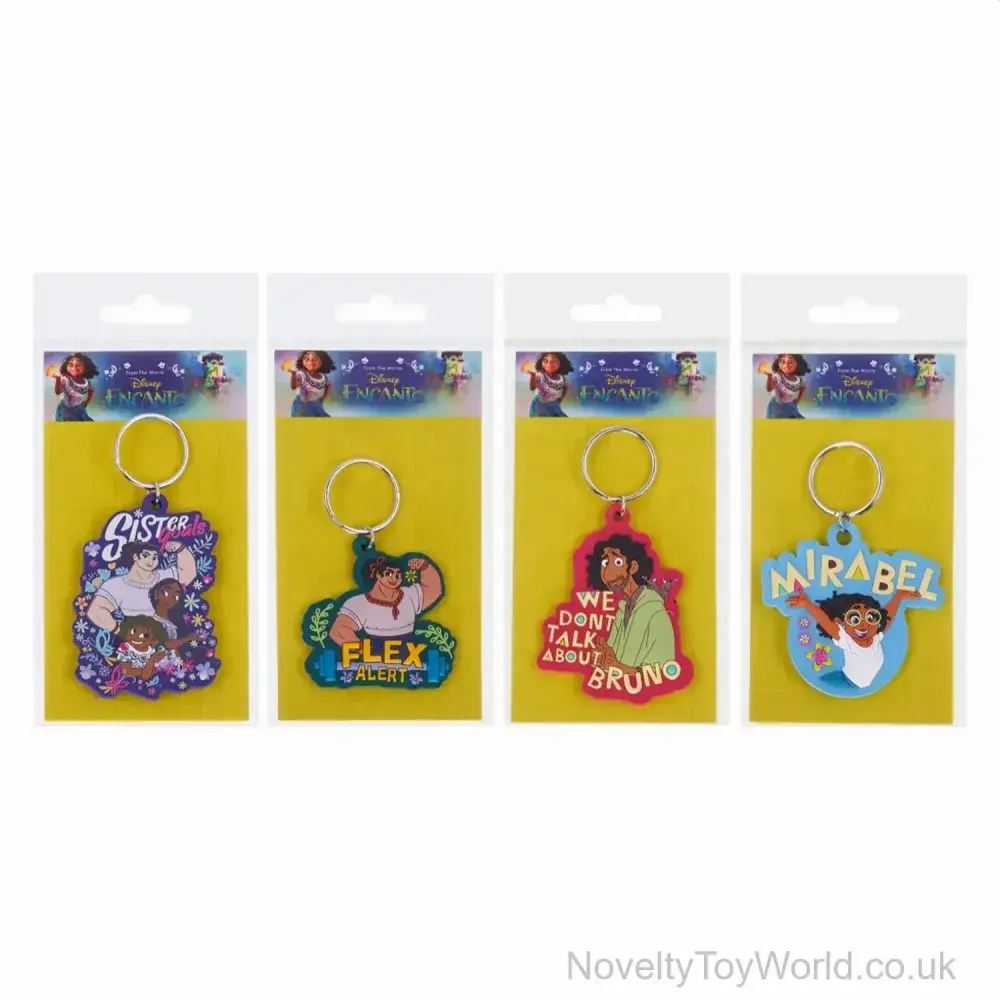 Encanto Official Disney Keyrings - 4 Assorted | Branded Keyrings Wholesale