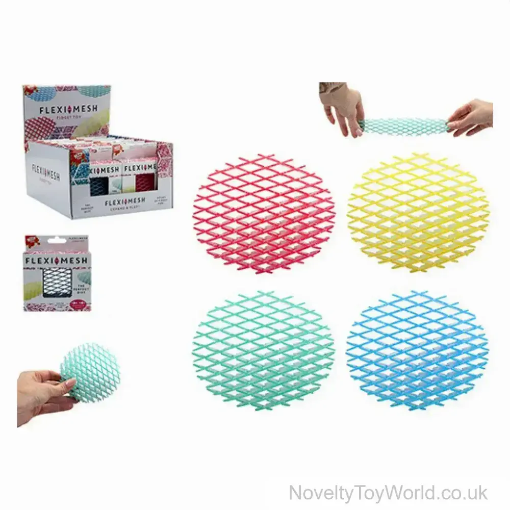 Flexi Mesh Rubber Fidget Toy - Boxed | Wholesale Sensory Toys UK