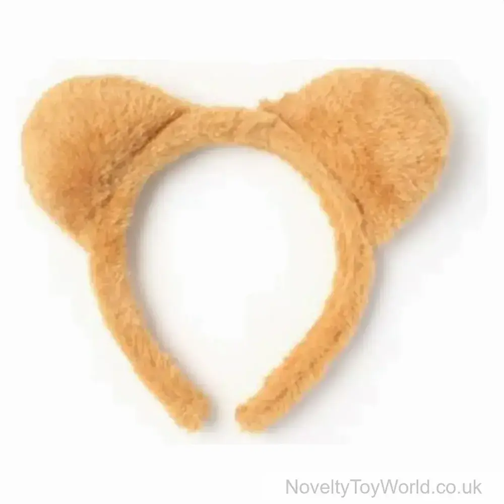 Bulk Buy | Fluffy Teddy Bear Ears Headband - Universal Size | Wholesale ...