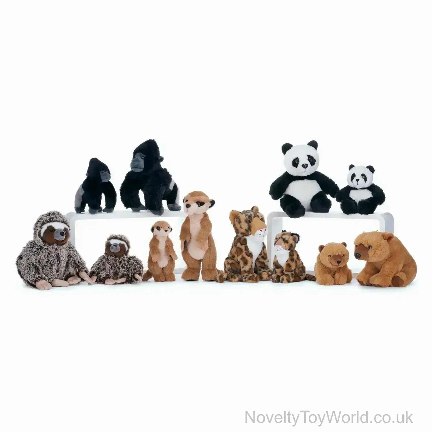 Fluffy Zoo Animal Plush Toy 15cm 36 Units 2.84 per unit