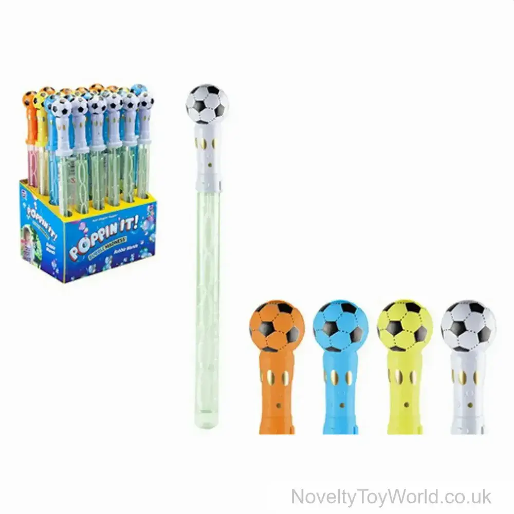 Football Bubble Wand (35cm) | Wholesale Bubble Toys For Children UK