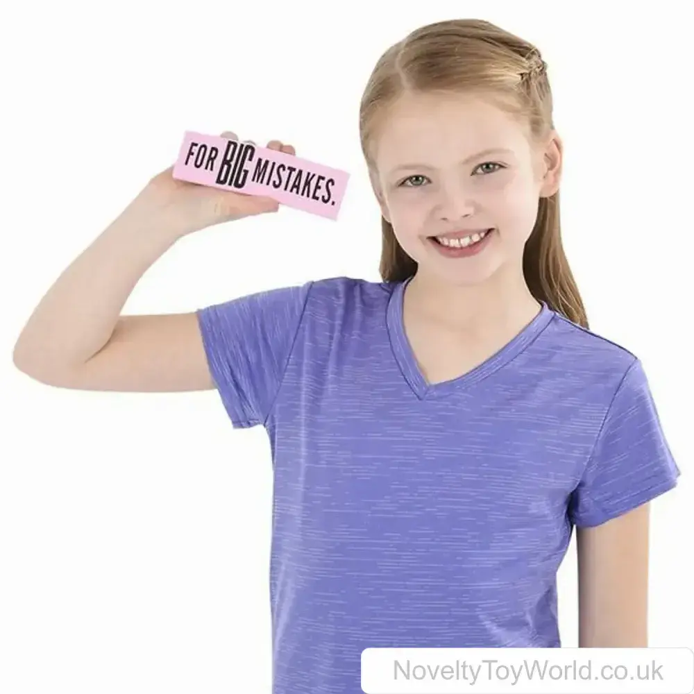 For Big Mistakes Novelty Eraser (12cm x 3.5cm x 0.5cm) | Wholesale ...