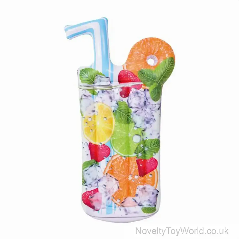 Giant Summer Fruits Drink Inflatable Pool Lounger (177cm) | Wholesale ...