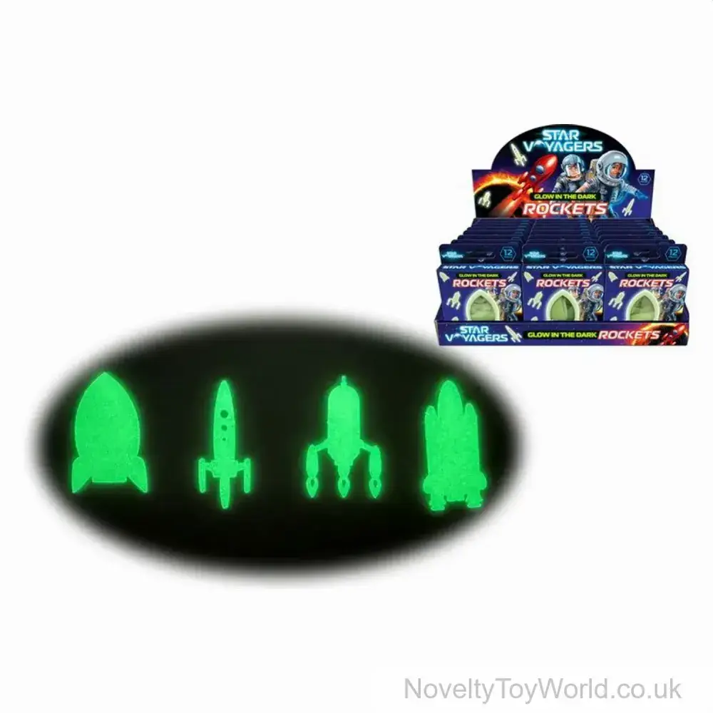 Glow in the Dark Rocket Ceiling Stickers | Wholesale Kid's Bedroom ...