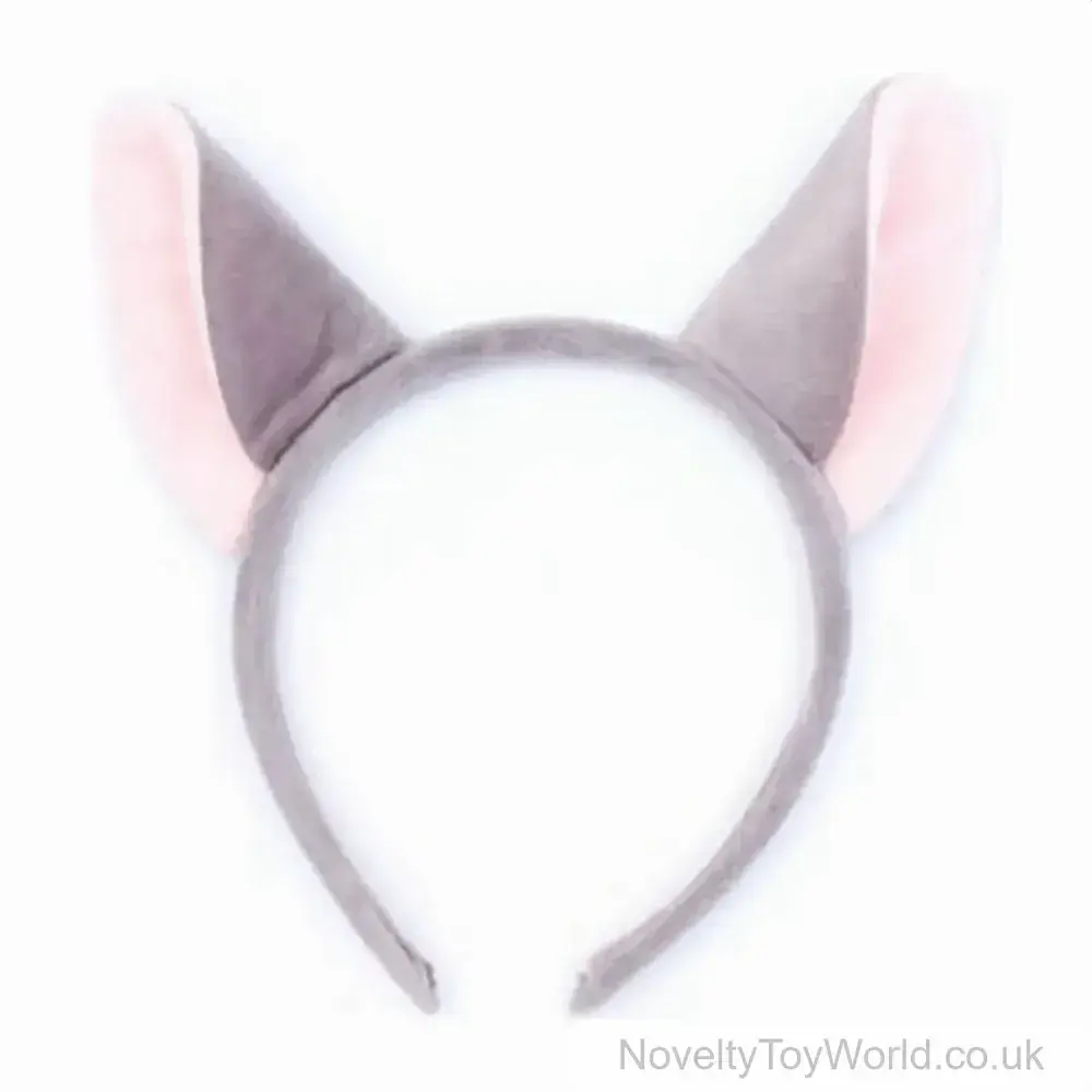 Grey Mouse Ears Fancy Dress Party Headbands | Wholesale Novelty Headwear