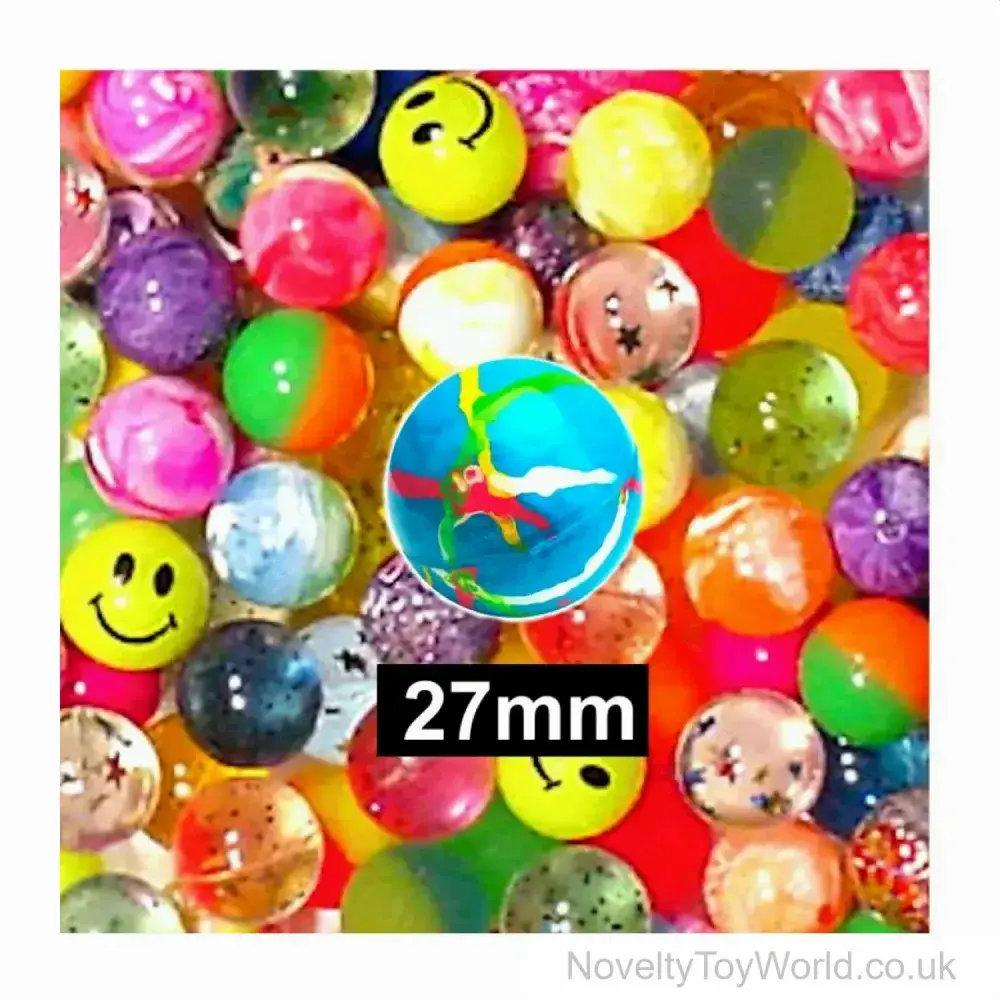 High Bounce Bouncy Balls Assorted (2.7cm) | Wholesale Bouncy Balls UK