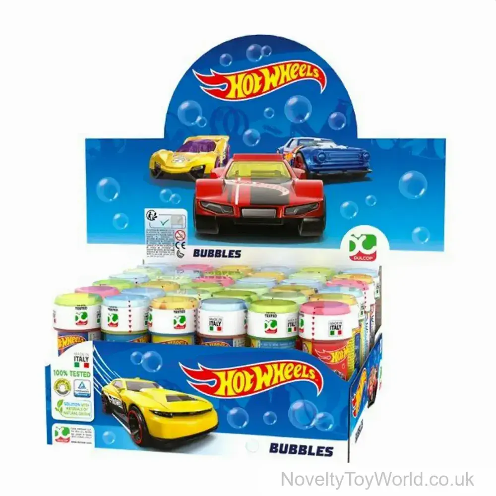 Hot Wheels Blowing Bubble Tubs with Maze (60ml) | Wholesale Bubble Toys