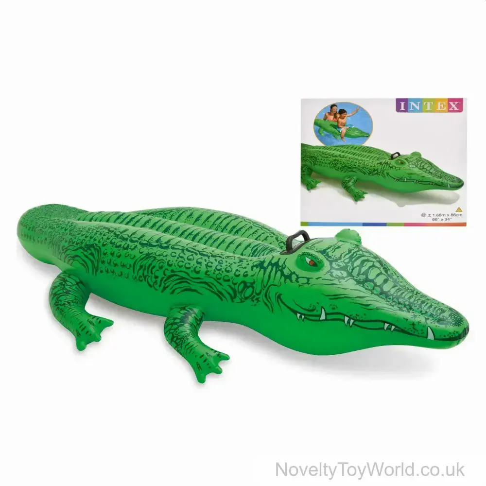 Bulk Buy Inflatable Alligator Ride On Pool Toy (167cm) | Wholesale ...