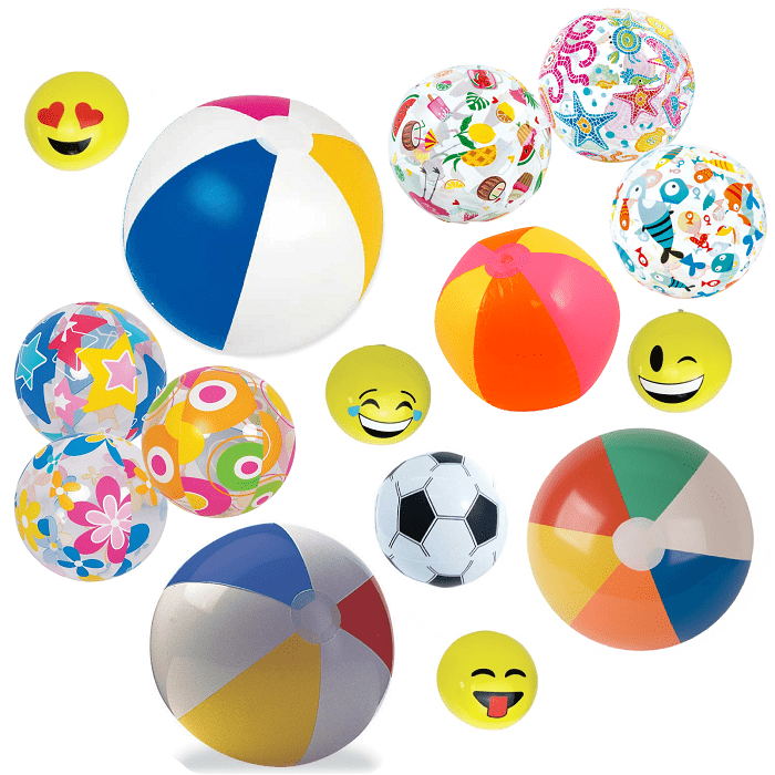 Inflatable Beach Ball Assortment (25cm - 60cm) | | Wholesale Beach Balls UK