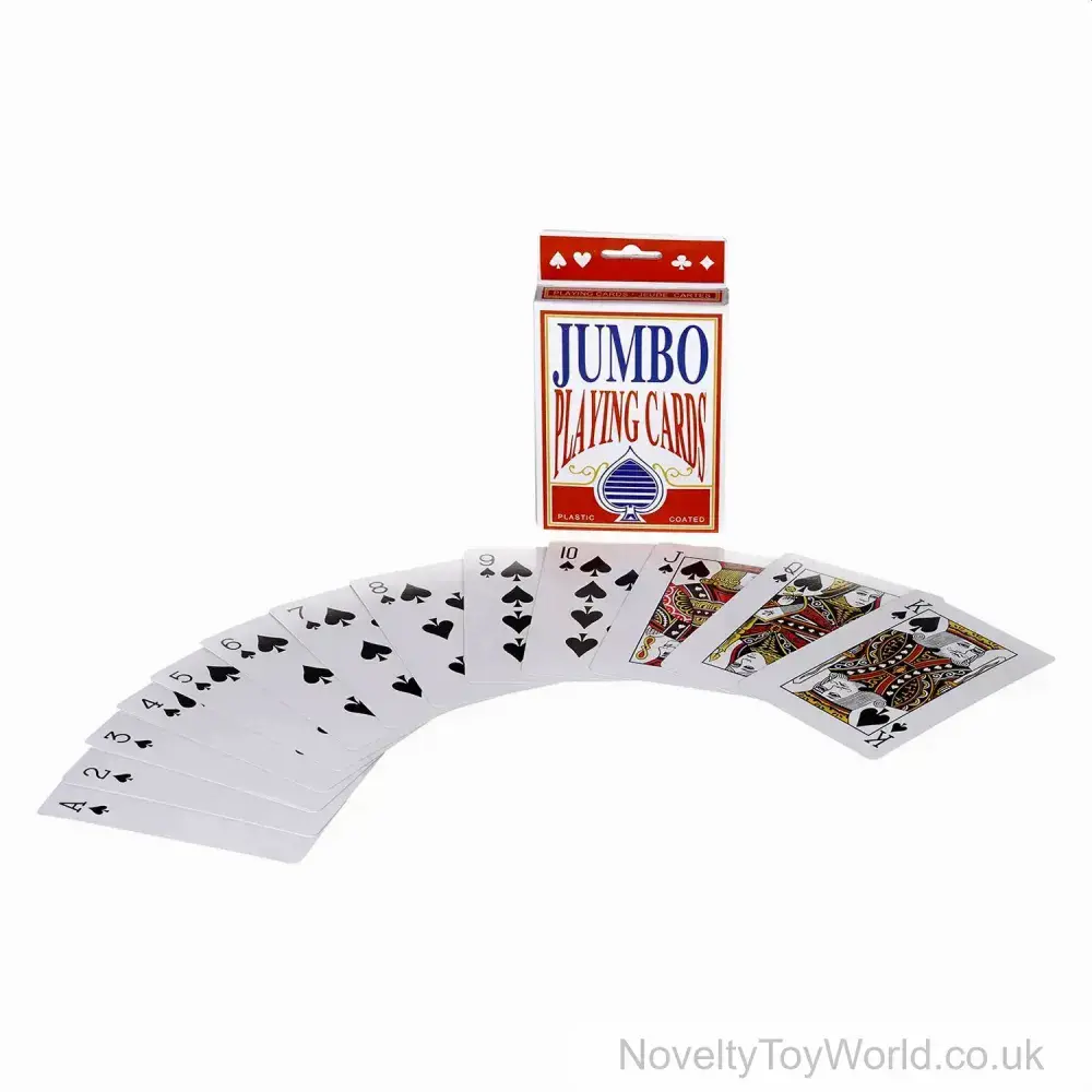 Jumbo Playing Cards (12.5cm x 9cm) | Wholesale Games