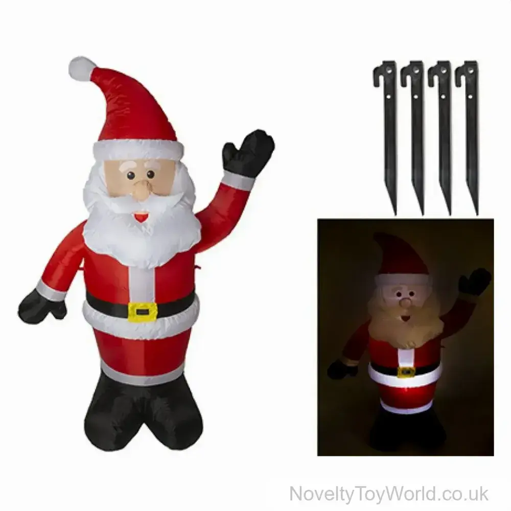 Large Inflatable Santa Decoration With Lights - 1.8M | Wholesale ...
