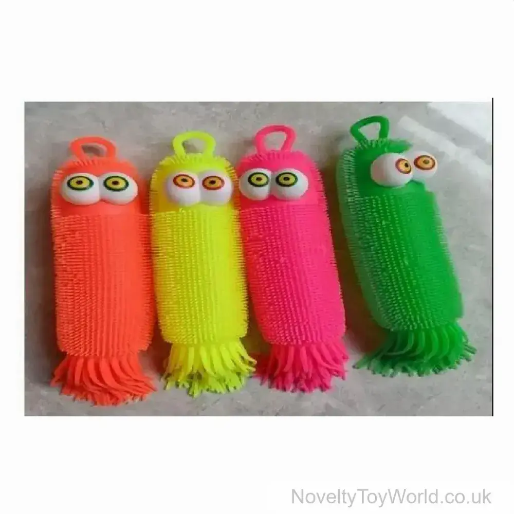 Large Squishy Puffer Octopus with Eyes (22cm) | Wholesale Toys