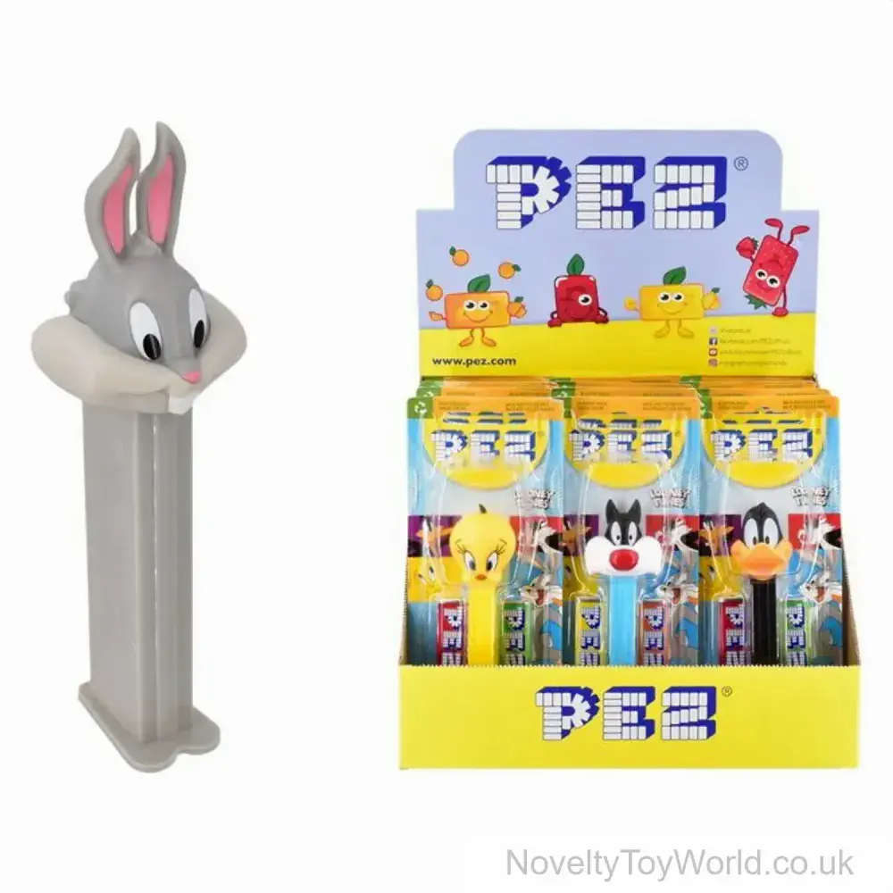 Looney Tunes Licensed PEZ Dispenser & Sweets Pack - Assorted ...