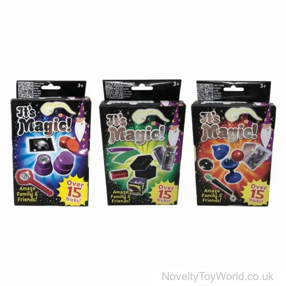 Magic Fun Tricks Collection - Boxed Assortment of over 15 Tricks ...