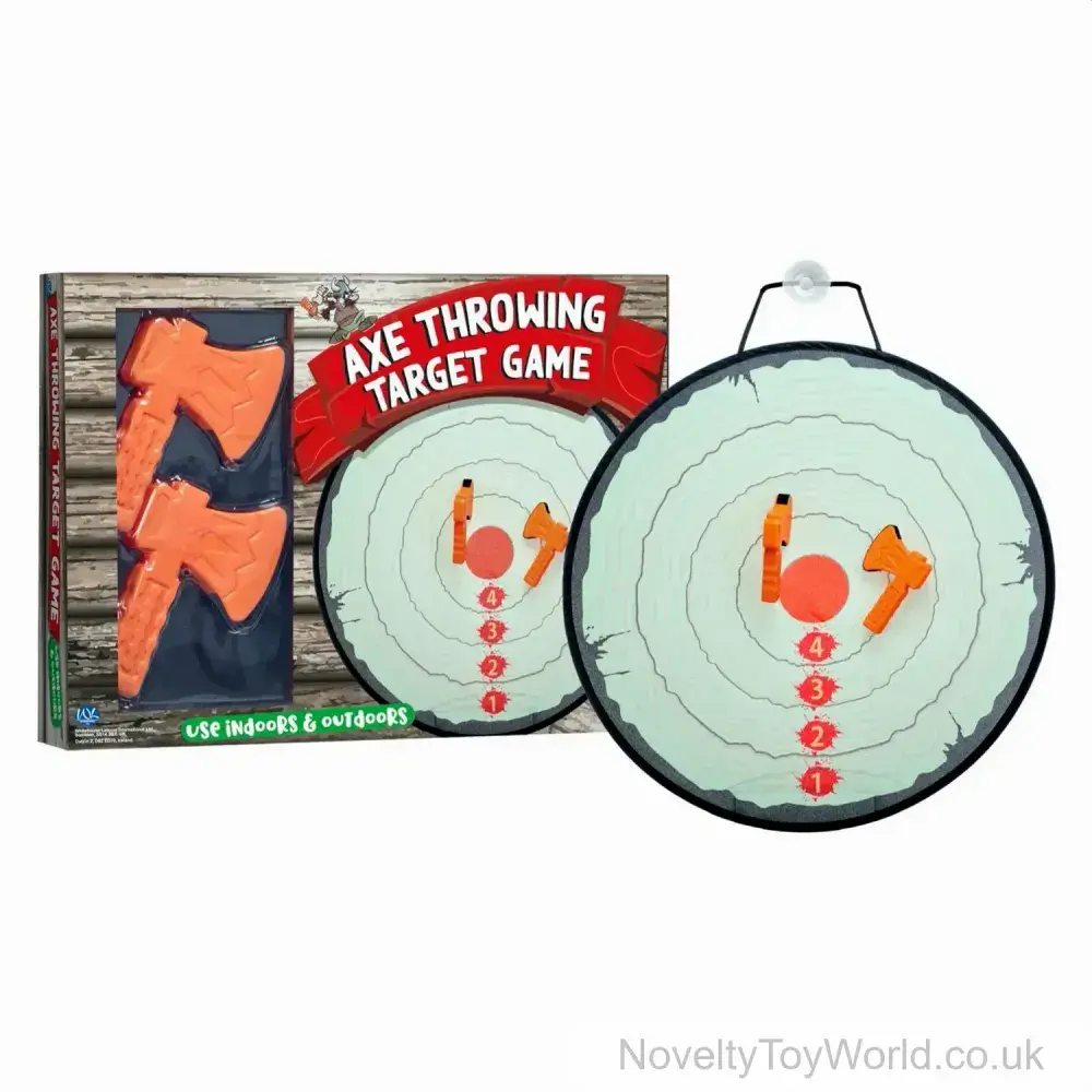Magnetic Axe Strike Target Game - Board & 2 Axes | Wholesale Throwing ...