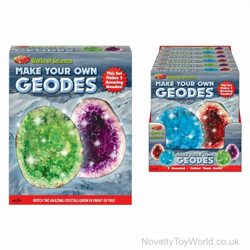 Wholesale Make Your Own Crystal Geodes Science Set | Bulk Buy Gift Shop ...