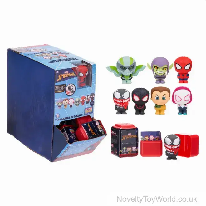 Marvel Spider-Man Characters 3D Puzzle Eraser - 7 Assorted | Licensed ...