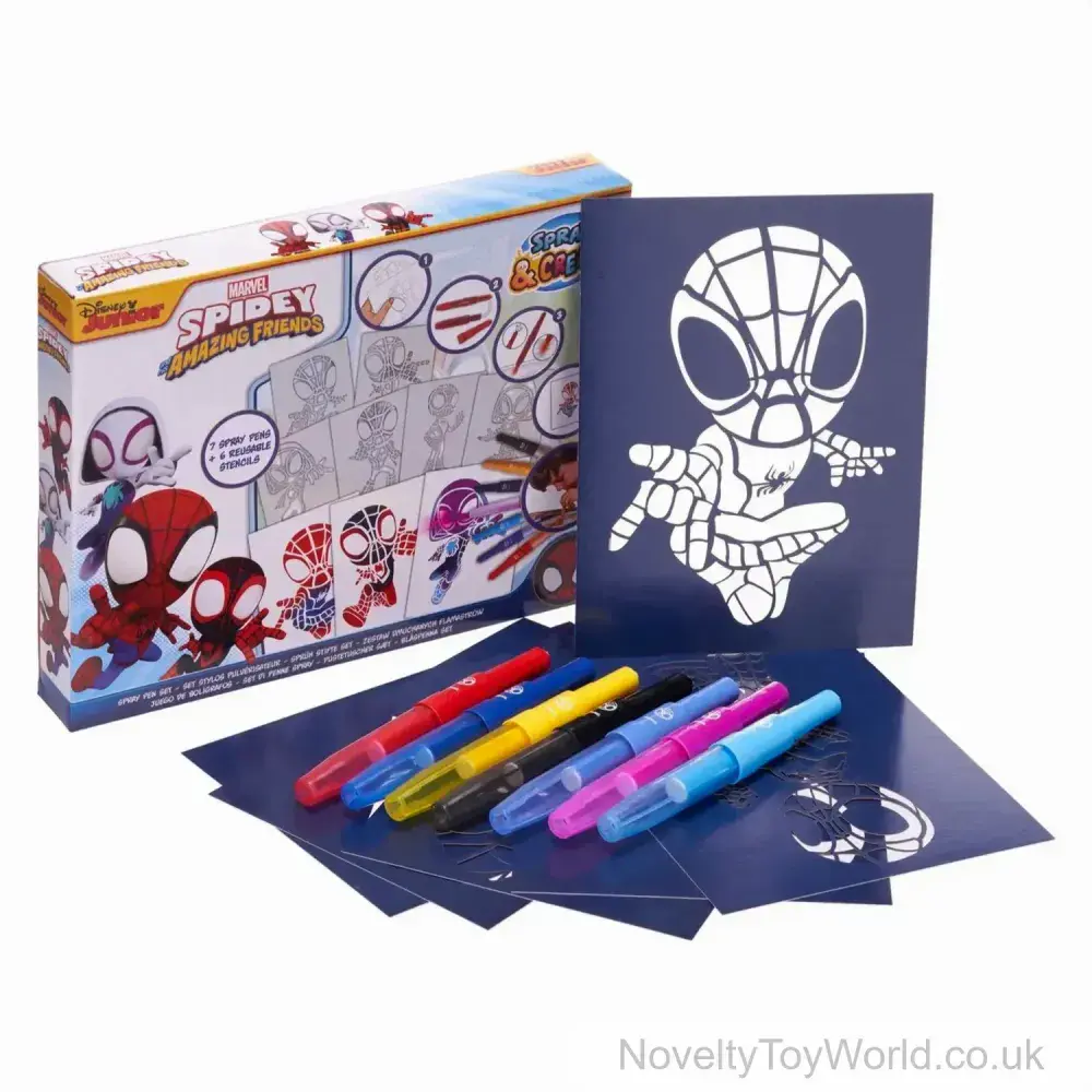 Marvel Spidey & Amazing Friends Spray Pen Art Set | Wholesale